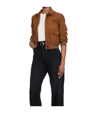 Miu Miu Lapel Long-sleeved Casual Jacket