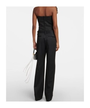 Magda Butrym Pinstripe Wool Bustier