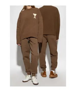 AMI Paris Drawstring Cuffed Track Pants