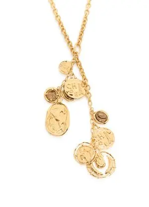 Chloé Multi-layered Chain Pendant Necklace