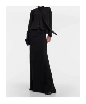 ANN DEMEULEMEESTER Virgin Wool Maxi Skirt