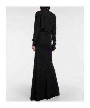 ANN DEMEULEMEESTER Virgin Wool Maxi Skirt