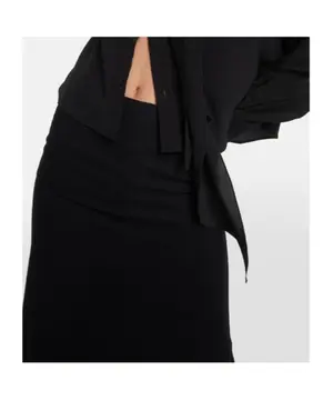 ANN DEMEULEMEESTER Virgin Wool Maxi Skirt