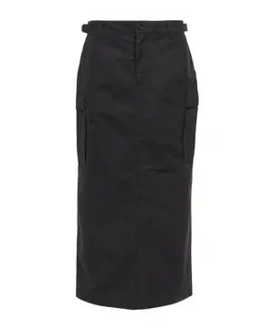 Wardrobe.NYC Belt Loop Work Skirt - Black