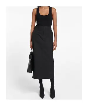 Wardrobe.NYC Belt Loop Work Skirt