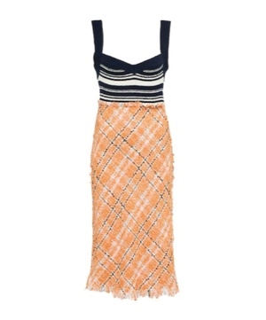 Marni Patterned Cotton-blend Midi Dress