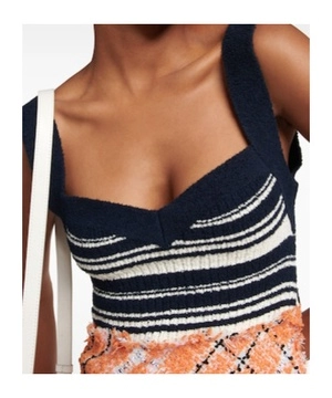 Marni Patterned Cotton-blend Midi Dress