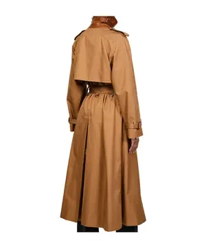 Chloé High-necked Long-sleeved Trench Coat