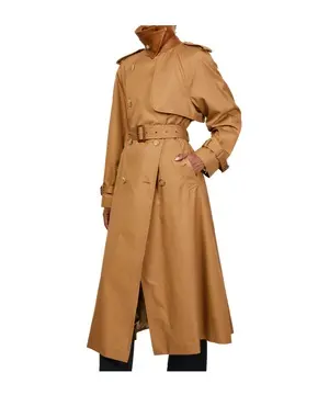 Chloé High-necked Long-sleeved Trench Coat