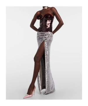 Magda Butrym Sequined Bustier Top