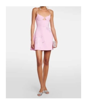 David Koma Crystal-embellished Minidress