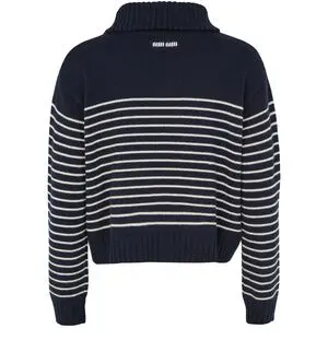 Miu Miu Lapel Long-sleeved Sweater