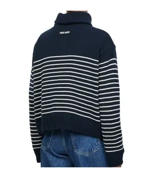 Miu Miu Lapel Long-sleeved Sweater