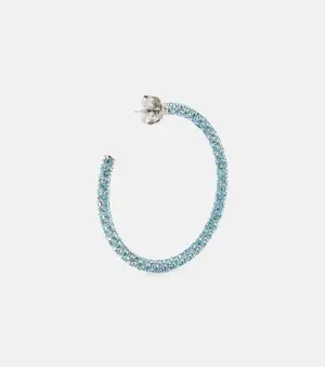 Amina Muaddi Cameron Crystal-embellished Earrings