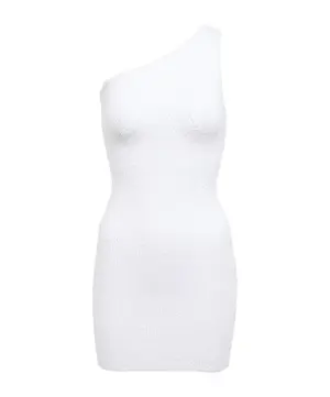 Wardrobe.NYC Asymmetrical One-shoulder Neckline Dress