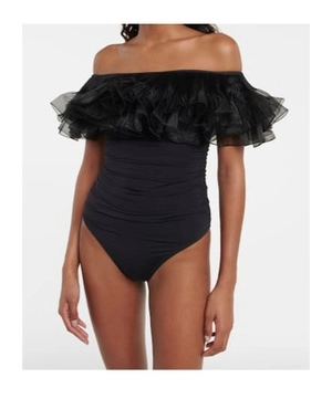 Giambattista Valli Ruffle-trimmed Swimsuit