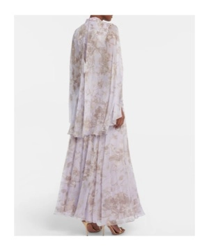 Erdem Chiara Printed Silk Gown