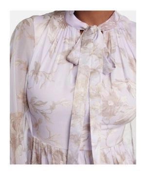 Erdem Chiara Printed Silk Gown