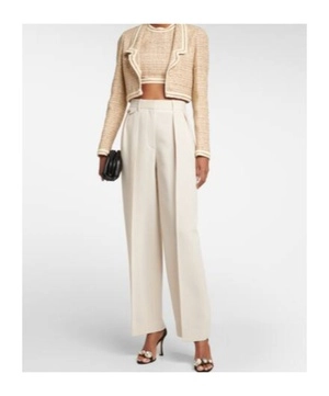 Giambattista Valli Embellished Tweed Crop Top