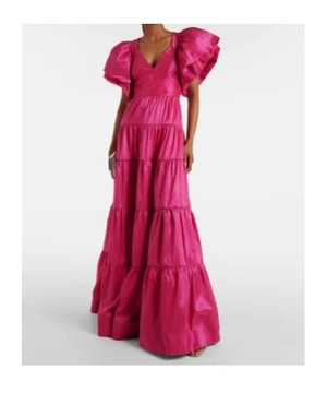 Rebecca Vallance Niarah Puff Sleeve Gown