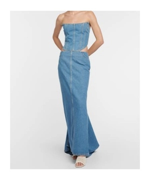 Magda Butrym Denim Bustier