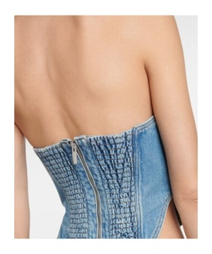 Magda Butrym Denim Bustier