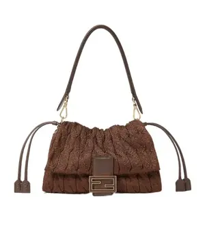 Fendi Medium Mamma Baguette Shoulder Bag - Brown