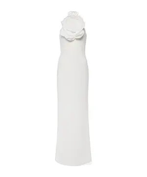 Rebecca Vallance Bridal Odetta Floral-appliqué Gown - White