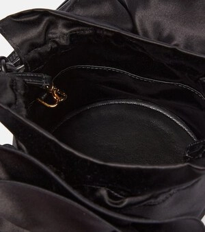 Magda Butrym Ruched Satin Shoulder Bag