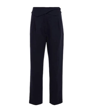 BLAZÉ MILANO Basque High-rise Virgin Wool Pants - Black
