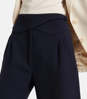 BLAZÉ MILANO Basque High-rise Virgin Wool Pants