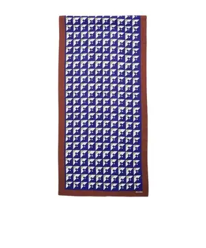 Miu Miu Printed Scarf - Blue