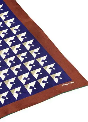Miu Miu Printed Scarf