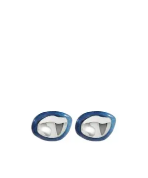 JIL SANDER Resin Earrings - Blue