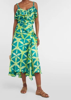 Ulla Johnson Zoya Printed Midi Dress