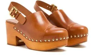 Chloé Round-toe High-heeled Sandals