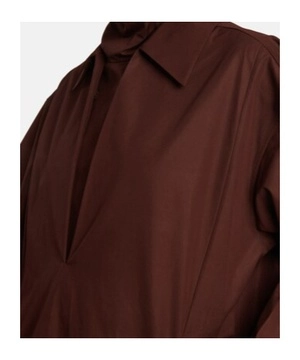 JIL SANDER Layered Cotton Minidress