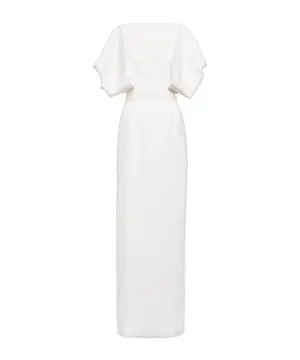 ROKSANDA Clementine Crepe Maxi Dress - White
