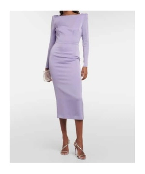 Alex Perry Satin Crepe Mini Dress