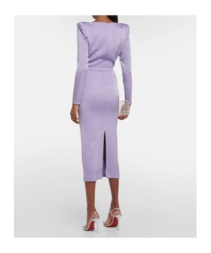 Alex Perry Satin Crepe Mini Dress