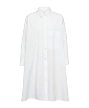 JIL SANDER Cotton Poplin Shirt - White