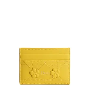 Dior Jardin Freesia Card Holder - Yellow