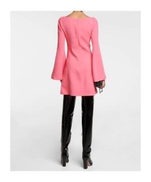 Giambattista Valli Bell Sleeve Cutout Minidress