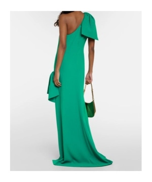 Elie Saab One-shoulder Draped Gown With Side Slit