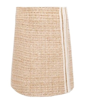Giambattista Valli Sequined Tweed Miniskirt - Nude