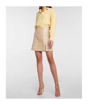 Giambattista Valli Sequined Tweed Miniskirt
