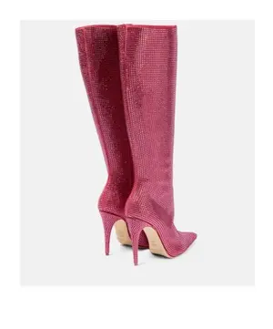 Magda Butrym Embellished Leather Knee-high Boots