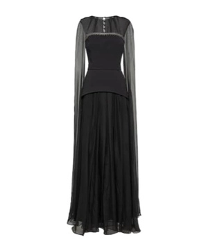 SAFIYAA LONDON Gloria Silk And Crepe Gown