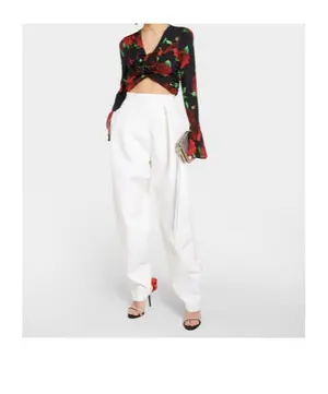 Magda Butrym Silk And Wool Tapered Pants