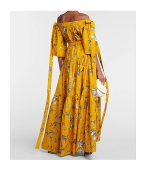 Erdem Floral Cotton Maxi Dress
